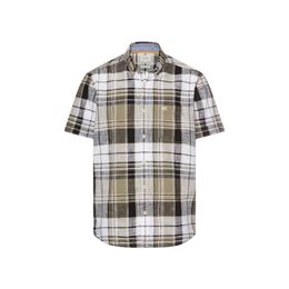 Camel Active Herren Camel Active Kurzarmhemd Kurzarm, kariertes Design, normale Passform, mit Button-down-Kragen XL, N-Gr