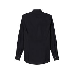 OLYMP Herren Businesshemd "OLYMP Level Five, Body Fit, New York Kent"schwarz, Gr. 45, 97% Baumwolle, 3% Elastolefin, Hemden