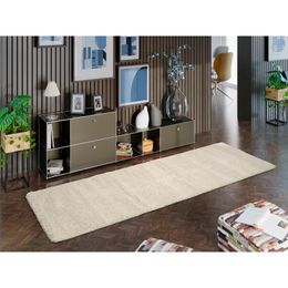 OCI DIE TEPPICHMARKE Hochflor-Teppich &raquo;MONTIS&laquo; rechteckig 45 mm H&ouml;he uni, Langflor, Shaggy, auch in rund, quadratisch und L&auml;ufer erh&auml;ltlich beige 