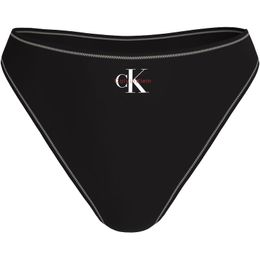 Calvin Klein Swimwear Damen Bikini-Hose K&ouml;rpernahe Passform schwarz S (36), N-Gr