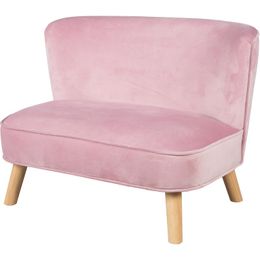 Roba Kindersofa &raquo;Lil Sofa&laquo; mit Holzf&uuml;&szlig;en bunt B/H/T: 70cm x 50cm x 48cm, Samt