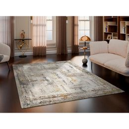 OCI DIE TEPPICHMARKE Teppich &raquo;MANCHESTER DELMONT&laquo; rechteckig 10 mm H&ouml;he Design Teppich Kurzflor hochwertige Qualit&auml;t Obermaterial: 65% Polyester, 35% 