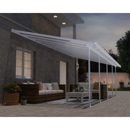 Terrassendach &raquo;Feria Alu Terrassen&uuml;berdachung&laquo; einfache DIY Montage wei&szlig; Aluminium, Polycarbonat (PC) B/H/T: 787cm x 305cm x 380cm