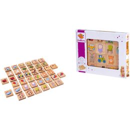 Eichhorn Spiel &raquo;Memo Spiel aus Holz&laquo; Einheitsgr&ouml;&szlig;e Spiel