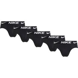 Nike Underwear Herren NIKE Underwear Slip &raquo;ESSENTIAL MICRO HIP BRIEF 5PK&laquo; mit Logo-Elastikbund schwarz L