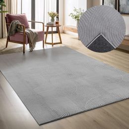 OTTO home Designteppich &raquo;Zoelle 3D Optik/Hoch-Tief Effekt&laquo; rechteckig 8 mm H&ouml;he mit Anti-Rutsch-R&uuml;cken, angenehm weich, Teppich Wohnzimmer Boho Design