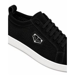 Philipp Plein Herren Sneaker "Low-Top-Sneaker", Gr. 4102, schwarz, Schuhe
