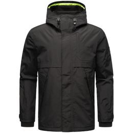 STONE HARBOUR Herren Regenjacke "Zanjaar", schwarz, Gr. S, Obermaterial: 100% Nylon. Innenfutter: 100% Polyester. &Auml;rmelfutter: 100% Polyester,