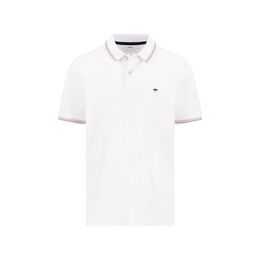 Fynch-Hatton Herren Poloshirt, wei&szlig;, Gr. S, unifarben, Web, Obermaterial: 100% Baumwolle, Shirts, Regular fit, 2-Knopf-Form, mit Logo Stickerei