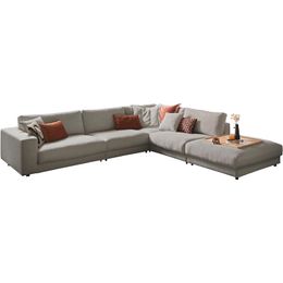 3C Candy Ecksofa &raquo;Enisa II, bequem und komfortabel, gro&szlig;es Familiensofa, L-Form&laquo; incl. 3 Flatterkissen, wahlweise mit Flecken-Schutz-Bezug Easy care 