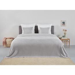 OTTO home Tagesdecke &raquo;Greta&laquo; in Waffelpiqu&eacute; Optik, viele Farben erh&auml;ltlich, Decke ab 140 x 200 cm grau Baumwolle B/L: 150cm x 250cm