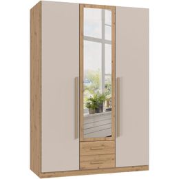 wimex Kleiderschrank &raquo;Marburg erh&auml;ltlich in den Breiten 135cm & 180cm&laquo; inkl. Spiegel und zwei Schubladen beige Holzwerkstoff Kaschmir, B/H/T: 135cm x 199cm 
