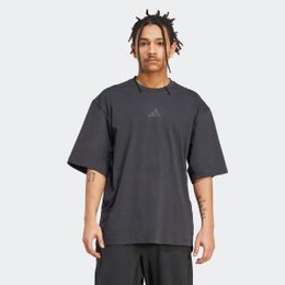 Herren T-Shirt "PRIMELIFT WORKOUT, OVERSIZE", schwarz, Gr. L, adidas Performance, Obermaterial: 74% Baumwolle, 26% Polyester, Shirts