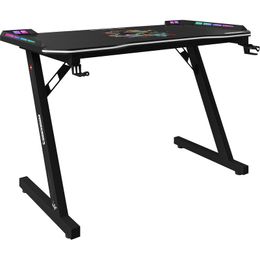 Phoenix Gamingtisch inkl RGB LED Beleuchtung B/H/T: 120cm x 74cm x 60cm