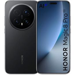 Smartphone &raquo;Magic8 Pro 12+512GB&laquo; Schwarz Fortschrittliche KI: Mit KI-Anwendungen und der neuen KI-Taste kann das Honor Magic8 Pro viele Aufgaben wie 