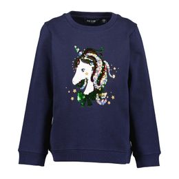 Blue Seven Damen Sweatshirt, Baumwolle blau 98