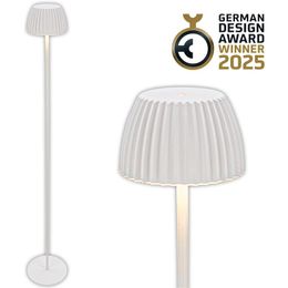 Briloner Leuchten LED Stehlampe &raquo;Akku LED Stehleuchte Riffle&laquo; wei&szlig; Einheitsgr&ouml;&szlig;e