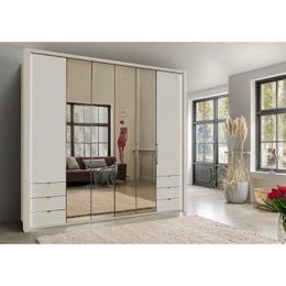 Wiemann Kleiderschrank &raquo;Kansas&laquo; mit Spiegel beige B/H/T: 250cm, T&uuml;ren: 2 Stk.