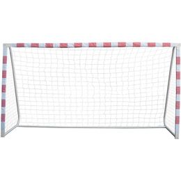 SANDORA Fu&szlig;balltor &raquo;Volley L&laquo; Ron-Robert Zieler Edition, 300x160x90, rot/wei&szlig; rot Polyester, Stahl B/H/L: 300cm x 160cm x 90cm, 1 Stk. Polyester Stahl