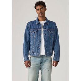 Levi's Levi's Herren Jeansjacke &raquo;VINTAGE FIT TRUCKER JKT&laquo; ohne Kapuze mit Knopfleiste blau S