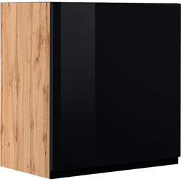 KOCHSTATION H&auml;ngeschrank &raquo;KS-Virginia,neu in verbesserter Ausf&uuml;hrung&laquo; Stauraum, Softclose, Breite 60 cm, Soft-Close, 1 T&uuml;r MDF Wotaneiche, B/H/T: 60cm