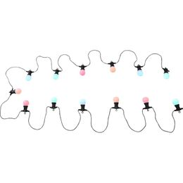 Globo LIGHTING LED-Lichterkette &raquo;NIRVANA&laquo; Kette/rot-gelb-gr&uuml;n-blau/Terrasse bunt Gesamtl&auml;nge 12,5m