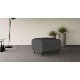 OTTO home Polsterhocker &raquo;ARROS klein mit Wellenunterfederung, Ma&szlig;e B/T/H: 70/70/46 cm&laquo; passend zur Serie, in hochwertiger Verarbeitung grau 100% 