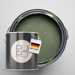 A.S. Cr&eacute;ation Wandfarbe &raquo;Premium Innenwandfarbe PURO Tuchmatt sage green&laquo; ideal f&uuml;r Wohnzimmer, Schlafzimmer, Flur und K&uuml;che, Farbwelt Gr&uuml;n gr&uuml;n 1 l 1ml