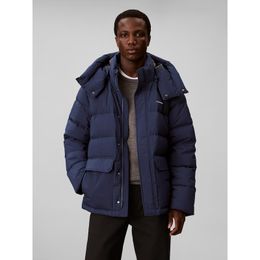 Calvin Klein Herren Steppjacke &raquo;MATTE DOWN PUFFER&laquo; mit Kapuze Regular fit mit Kapuze blau L