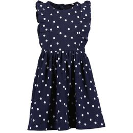Blue Seven M&auml;dchen Sommerkleid 1 tlg. tlg. mit tollen Volants und mit kleiner Knopfleiste im R&uuml;cken blau 104, N-Gr