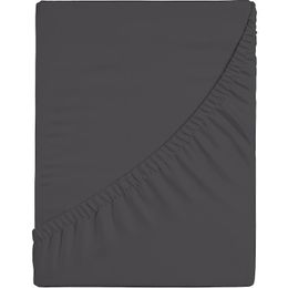 bellana Spannbettlaken &raquo;bellana premiumstretch&laquo; super elastisch grau Jersey-Elasthan, Obermaterial: 95% Baumwolle, 5% Elasthan 1 Stk., Jersey-Elasthan