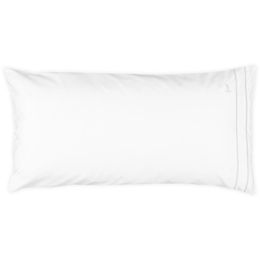 M&ouml;ve Kissenbezug &raquo; Noblesse&laquo; mit eleganten Biesen wei&szlig; Satin, Obermaterial: 100% Baumwolle B/L: 80cm x 40cm, 1 Stk., Satin