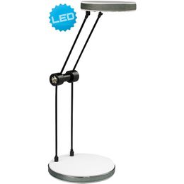 N&auml;ve n&auml;ve LED Tischleuchte &raquo;Aleko&laquo; LED-Modul 1 Stk. flexibel bewegliches Gestell, ein-/ aus Schnurschalter, H: ca. 30cm wei&szlig; 1, H: 30cm, 1 Stk.