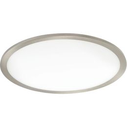 Eglo Deckenleuchte &raquo;FUEVA FLEX&laquo; LED-Modul 1 Stk. Warmwei&szlig; Spot, Leuchtfl&auml;che, geringe Einbautiefe 25mm grau &Oslash; 22,5 H: 2,5cm, 1 Stk.