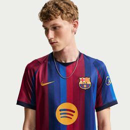 Nike Herren Fu&szlig;balltrikot "FCB M NK DF JSY SS STAD HM", bunt, Gr. XXL, Obermaterial: 100% Polyester, Trikots, f&uuml;r Erwachsene, FC Barcelona, Kurzarm,