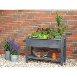 Promadino Blumenkasten Kr&auml;uterbeet gro&szlig;, BxTxH: 114x60x84,5 cm braun Holzwerkstoff B/H/T: 114cm x 84,5cm x 60cm