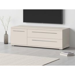 OTTO home TV-Board &raquo;Piano&laquo; (H/B/T): 46,2/135/45,2cm, UV lackiert, mit Soft-Close-Funktion beige Holzwerkstoff B/H/T: 135cm x 46,2cm x 45,2cm, Breite 