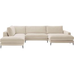 Home Affaire Wohnlandschaft &raquo;Downtown XXL B/T/H: 341/223/84 cm Loungem&ouml;bel zum Relaxen&laquo; weicher Sitzkomfort, Cord-Bezug, weicher Sitzkomfort U-Form 
