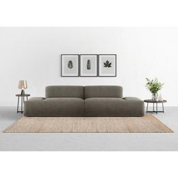 Trendmanufaktur Big-Sofa &raquo;Braga, toller Sitzkomfort, Designsofa&laquo; in moderner Optik, mit hochwertigem Kaltschaum grau 100% Polyester B/H/T: 300cm x 