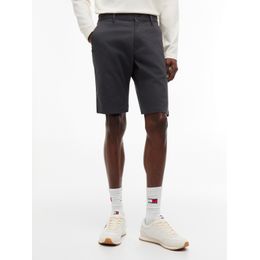 Tommy Jeans Herren Shorts "SCANTON", grau, Gr. 36, Web, Obermaterial: 96% Baumwolle, 4% Elasthan, Hosen, Regular fit mit praktischen Taschen