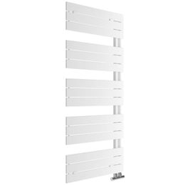 Sanotechnik Badheizk&ouml;rper &raquo;Arezzo&laquo; 1000 W wei&szlig; Stahl B/H/T: 60cm x 180cm,matt, unten,rechts