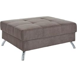 Jockenh&ouml;fer Hocker &raquo;San Francisco, B: 103 cm&laquo; grau Luxus-Microfaser in Antiklederoptik (100% Polyester);Luxus-Microfaser ALCATOP (100% Polyester);Microfaser 