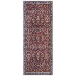 NORTHRUGS Teppich &raquo;Vivana&laquo; rechteckig 5 mm H&ouml;he Orientalisch, L&auml;ufer, Vintage, Wohnzimmer, Schlafzimmer, Esszimmer bunt Polyester B : 80cm 1 Stk., 5mm