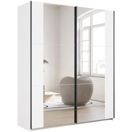 Rauch Schwebet&uuml;renschrank &raquo;Kleiderschrank Dreht&uuml;renschrank Schrank Garderobe KRONACH&laquo; in 3 Ausstattungen BASIC/CLASSIC/PREMIUM, Breiten 131/175/218/