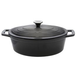 ELO Br&auml;ter &raquo;Gusseisen Br&auml;ter &Oslash; 33 cm&laquo; Br&auml;ter inkl. Deckel, 1 tlg. Gusseisen schwarz 5 l + &Oslash; 33cm + H&ouml;he 13cm