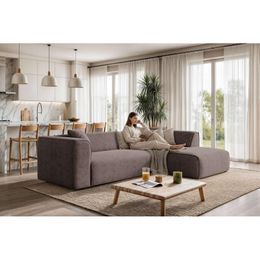 OTTO home Ecksofa &raquo;Merid L-Form, Sofa-Fix, B: 254 cm - OTTO. Verl&auml;ssliche Qualit&auml;t.&laquo; Ottomane rechts/links, belastbar bis 460kg, nicht modulare Sofa 