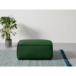Home Affaire Polsterhocker &raquo;Marva, B: 100 cm&laquo; passend zur Polsterserie "Marva", Federkern gr&uuml;n 100% Polyester B/H/T: 100cm x 44cm x 67cm, Luxus-