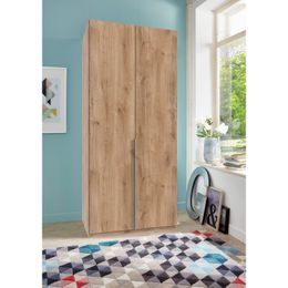 wimex Kleiderschrank &raquo;New York&laquo; in vielen Breiten, 208 oder 236cm hoch braun B/H/T: 90cm x 208cm x 58cm, T&uuml;ren: 2 Stk.