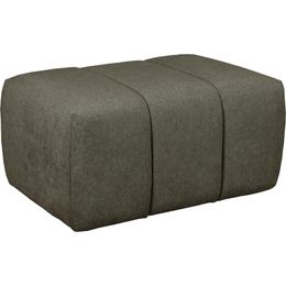 Home Affaire Polsterhocker &raquo;LYOTH Sitzhocker mit Steppung, Ma&szlig;e B/T/H: 76/76/41 cm&laquo; passend zur Serie, hoher Sitzkomfort und modernes Design braun 100