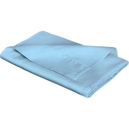 Fleuresse Betttuch &raquo;Colours&laquo; offenes Bettlaken blau Mako-Satin, Obermaterial: 100% Baumwolle B/L: 220cm x 260cm, 1 Stk., Mako-Satin, 220x260 15cm